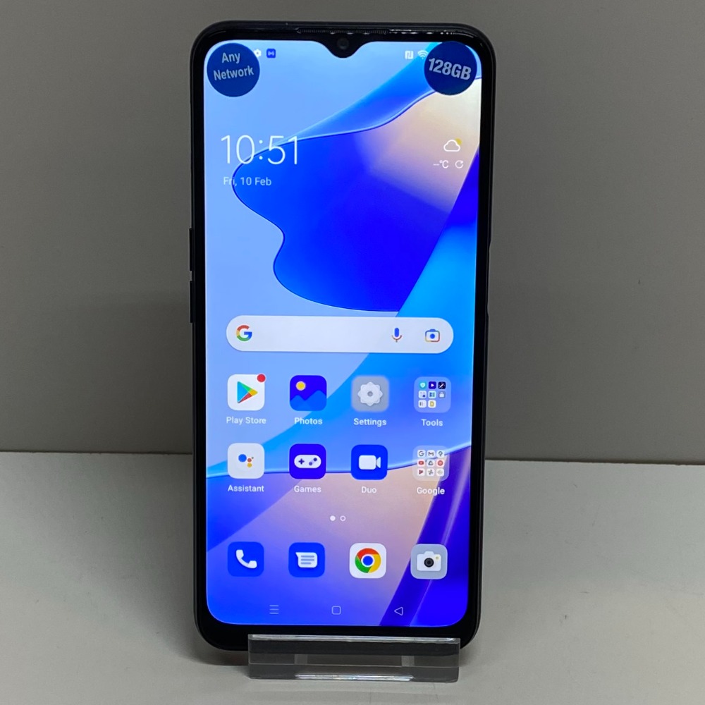 Pre-owned Oppo A54s Unlocked Model CPH2273 128GB in Black - Own4Less